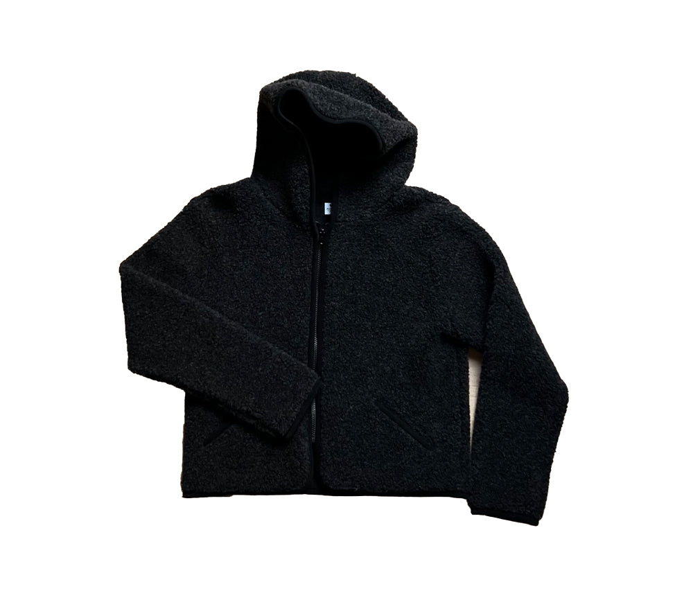 Alwero - Transition jacket "YPOS" Adult, organic wool, Deep Black, ult ...